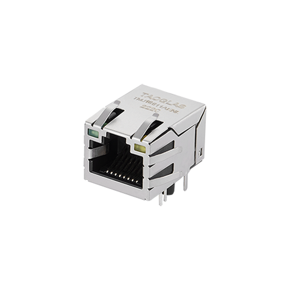 90 Degree RJ45 Integrated Connectors | 1G Base-T | TMJ16611AENL | Taoglas