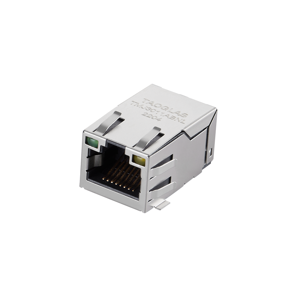 90 Degree RJ45 Integrated Connectors | 10/100Base-T | TMJ3011ABNL | Taoglas